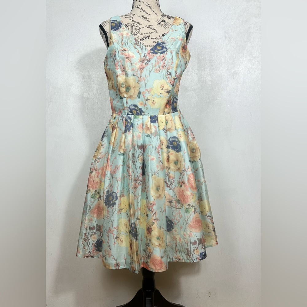 New A. Drea Spring Formal Dress Midi Without Tags - Gem